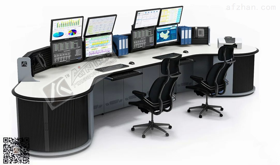 *局指挥中心调度台 多功能调度指挥工作台 调度主控桌-监控调度台-广州柏镁铝电子科技有限公司